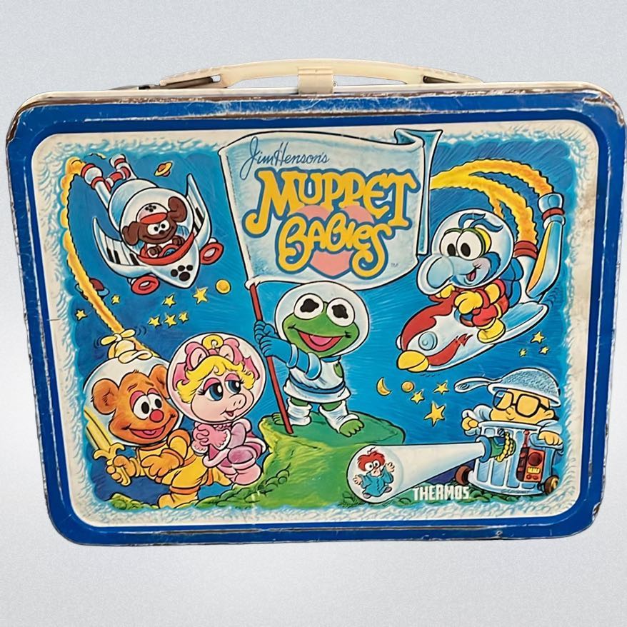 Vintage 1985 Muppet Babies Lunch Box - Well Loved!