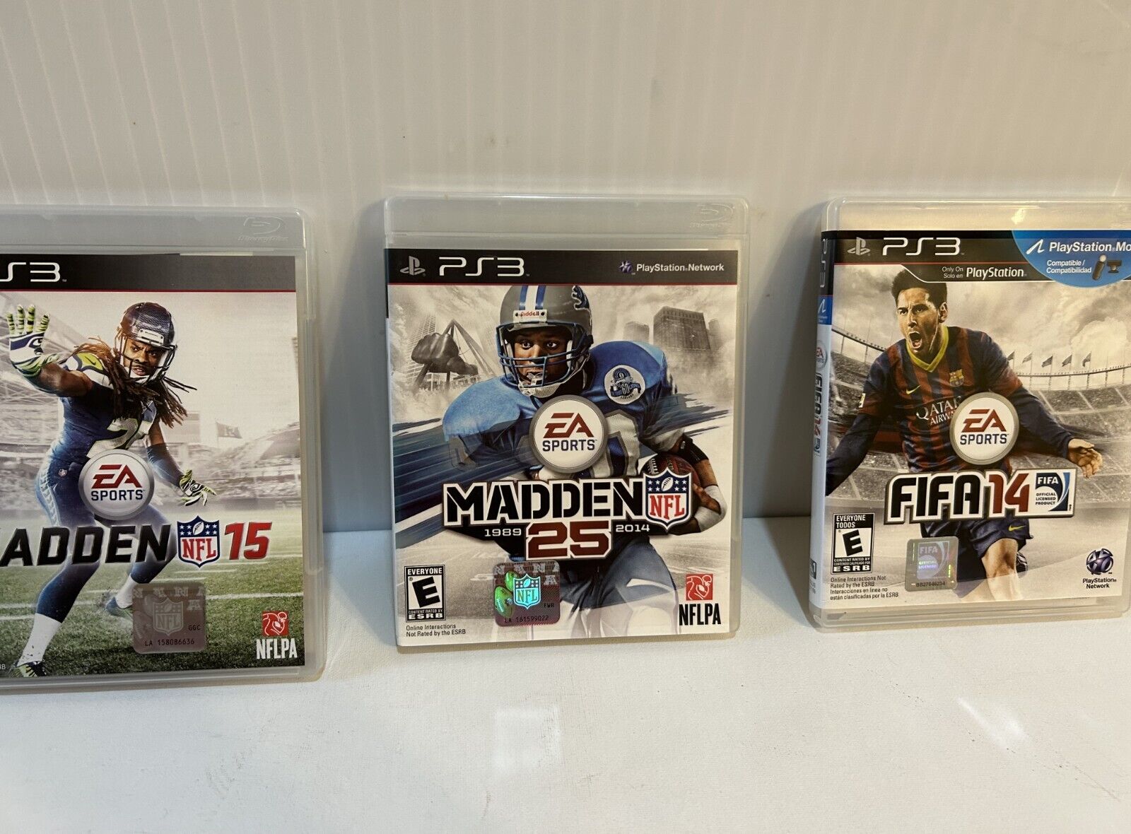 PS3 Sports & Action Games Lot of 9