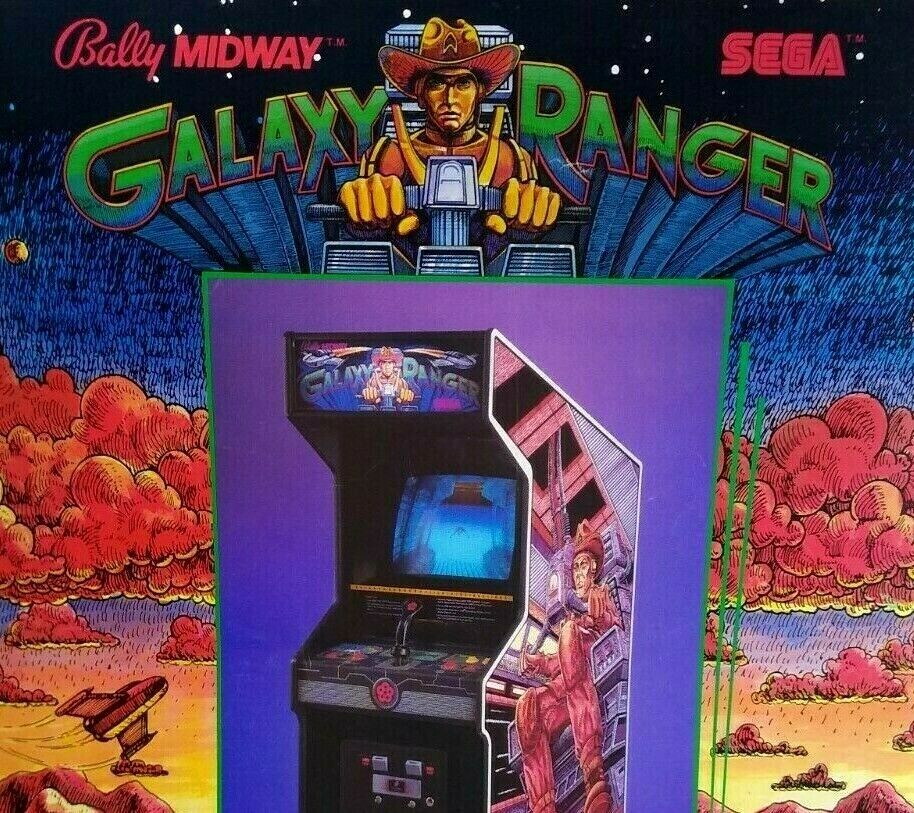 Galaxy Ranger Arcade Flyer Original 1984 Vintage Laser Game Artwork 8.5 ...
