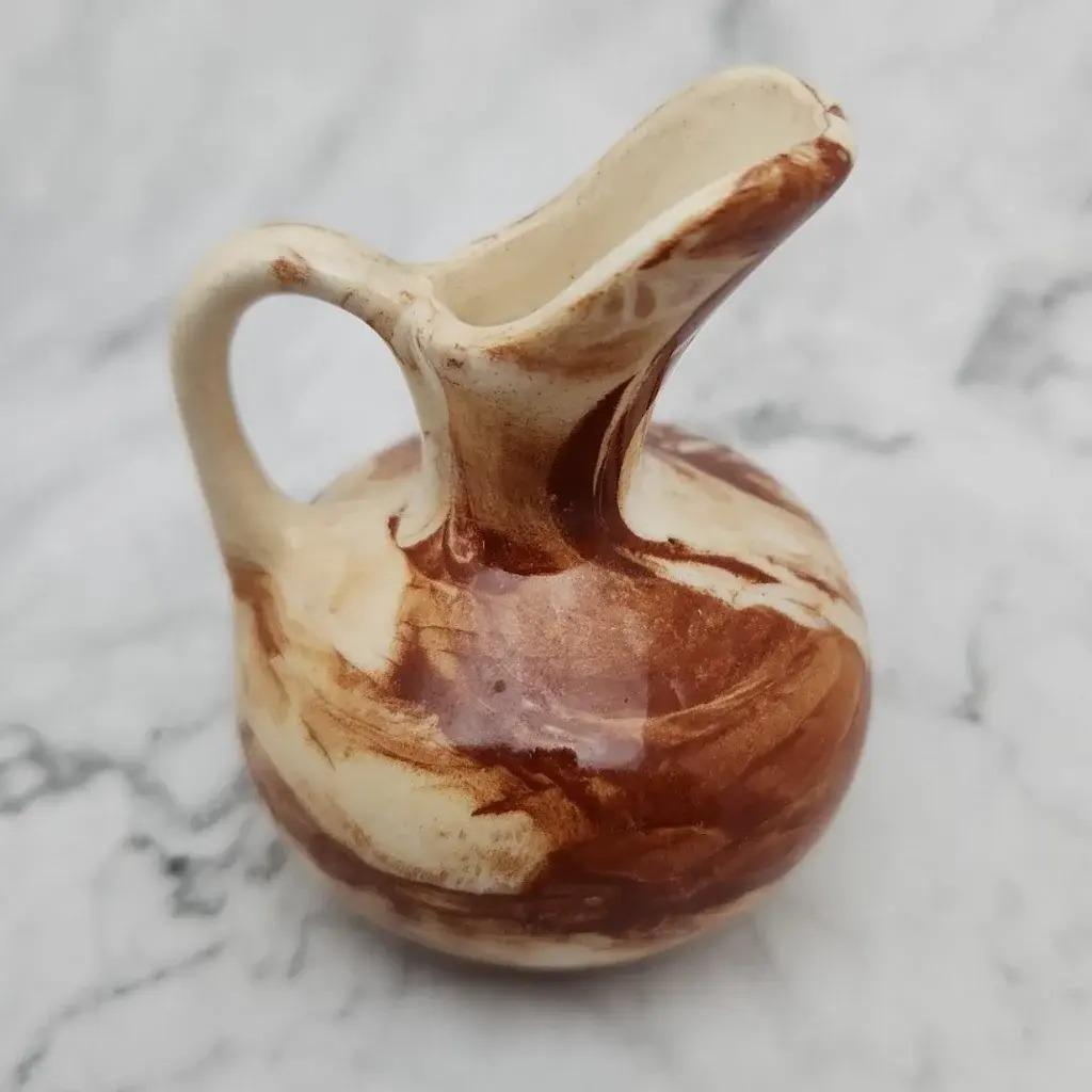 Sitka Clay Pottery Miniature Pitcher, Handcrafted in Alaska, 2.5"