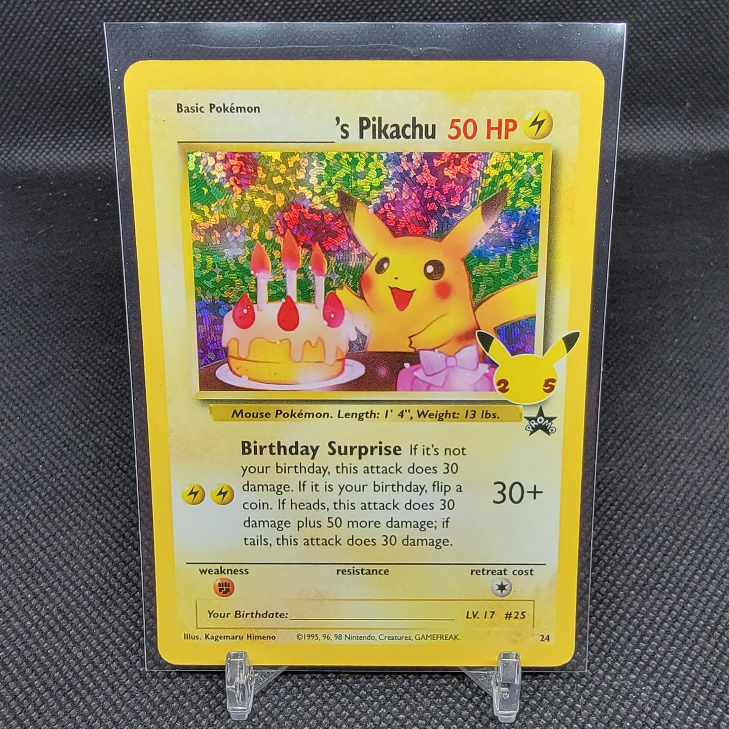 Pokemon TCG - Celebrations - Birthday Pikachu