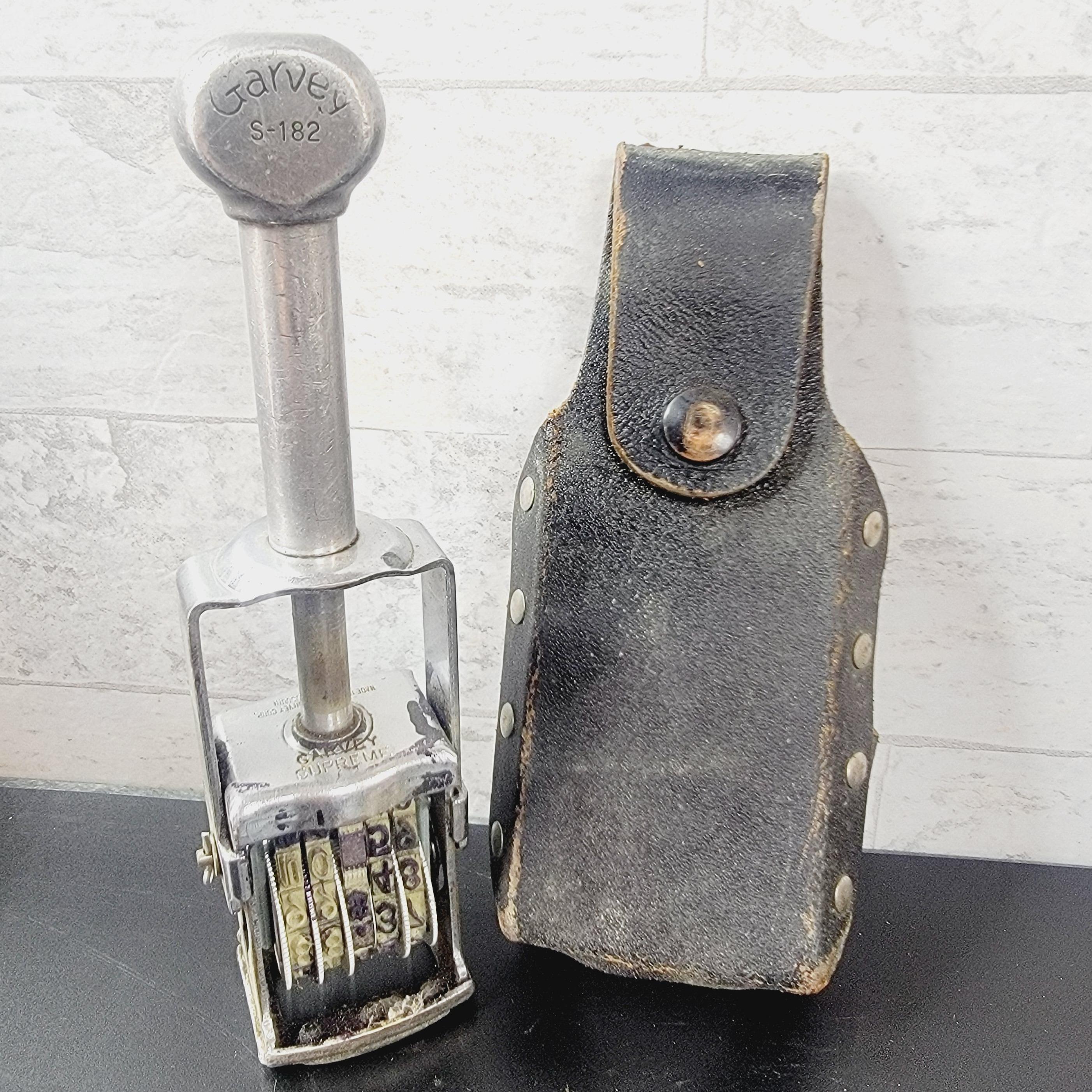 Vintage Garvey Ink Stamp Grocery Store Price Marker MODEL S-182