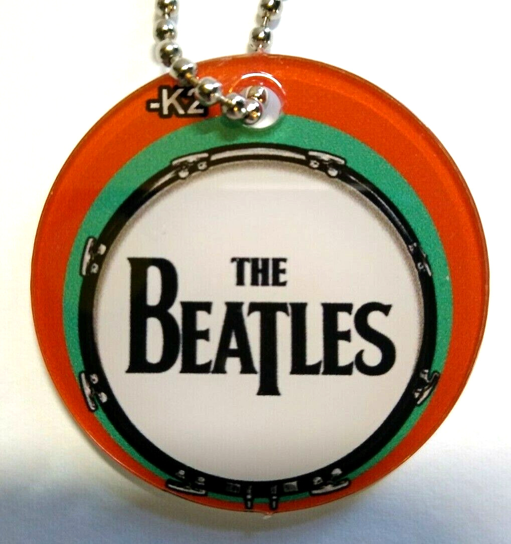 The Beatles Pinball Machine Keychain Drum Head Rock And Roll Music Original