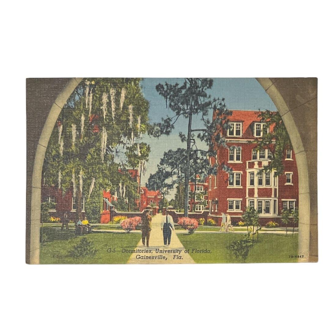 Vintage University Of Florida Dorms Postcard Ephemera G-5 Hicks News ...