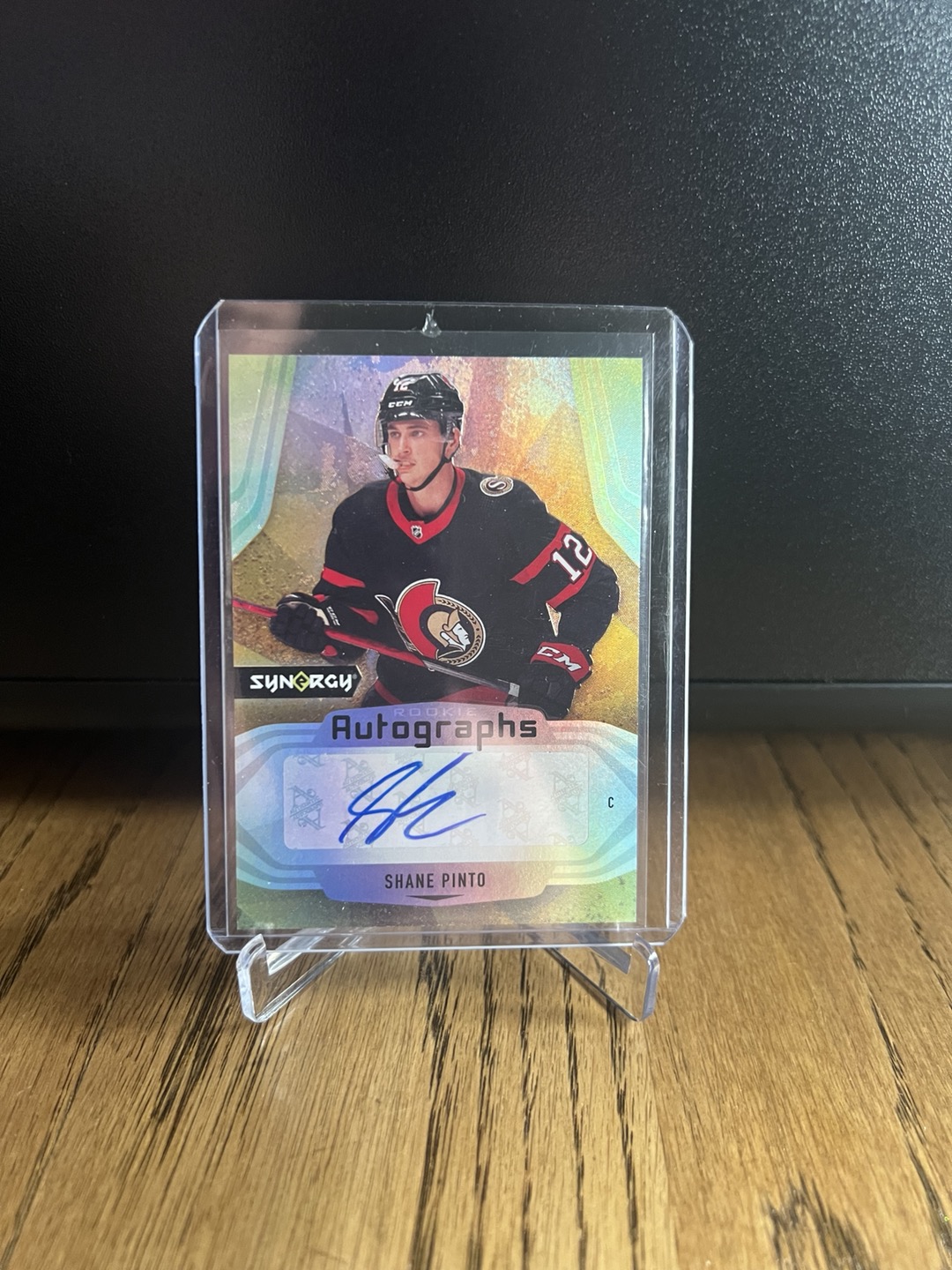Synergy Rookie Autographs Shane Pinto Ottawa Senators