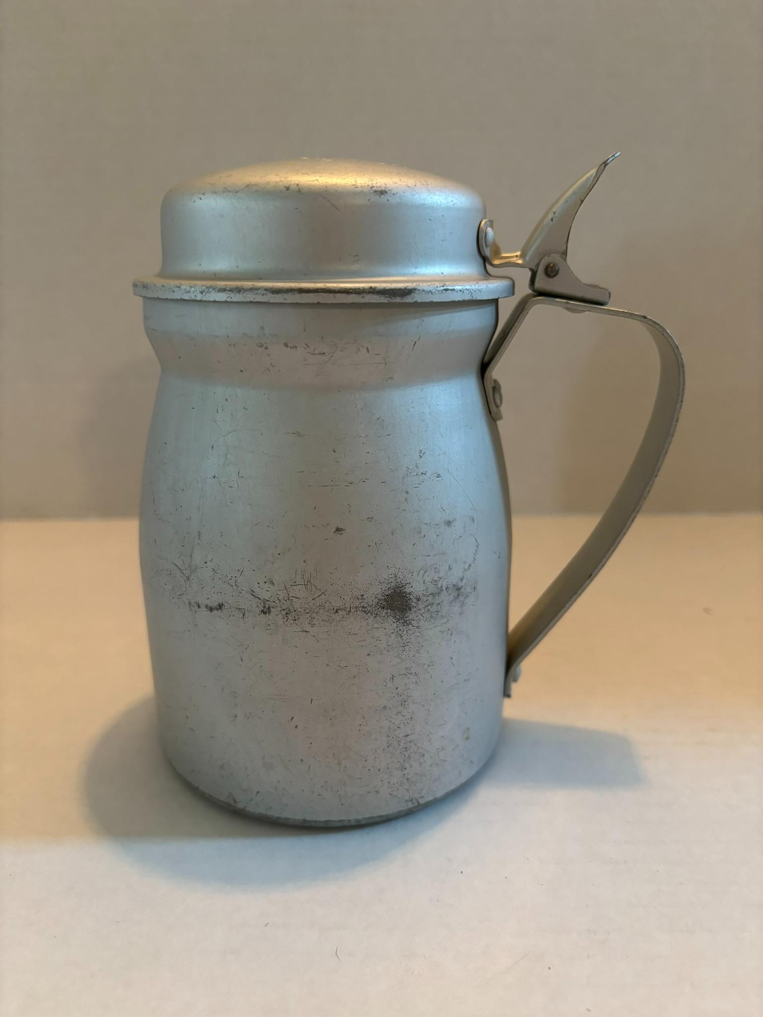 Vintage 1941 Military Mess Hall Creamer/Pitcher Aluminum