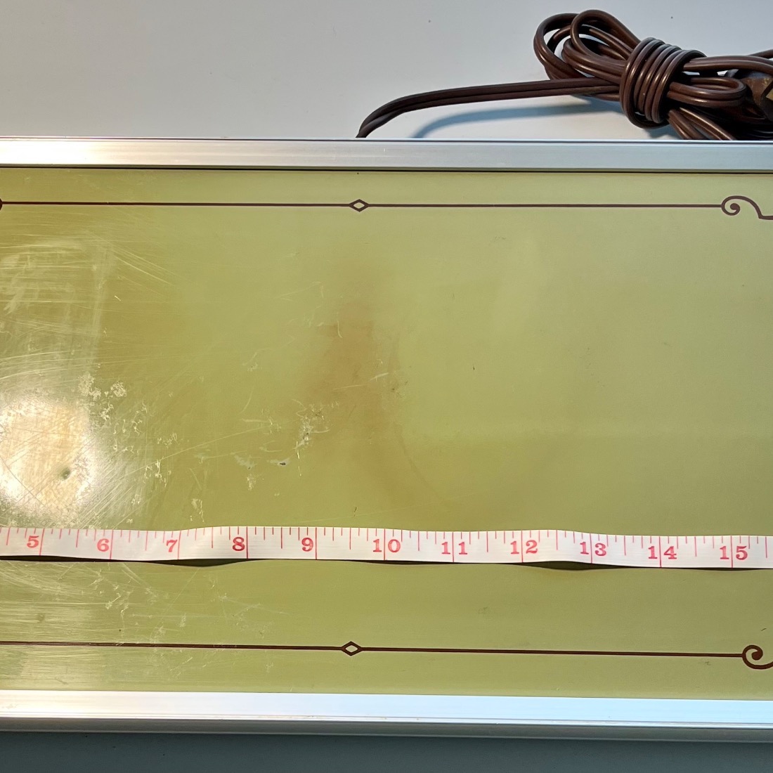 Vintage MCM Hot Electric Tray By Cornwall Corp. In Avocado Green, Model ...