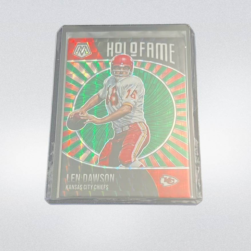 2021 Panini Mosaic Ken Dawson Holofame Green Mosaic! Kansas City Chiefs