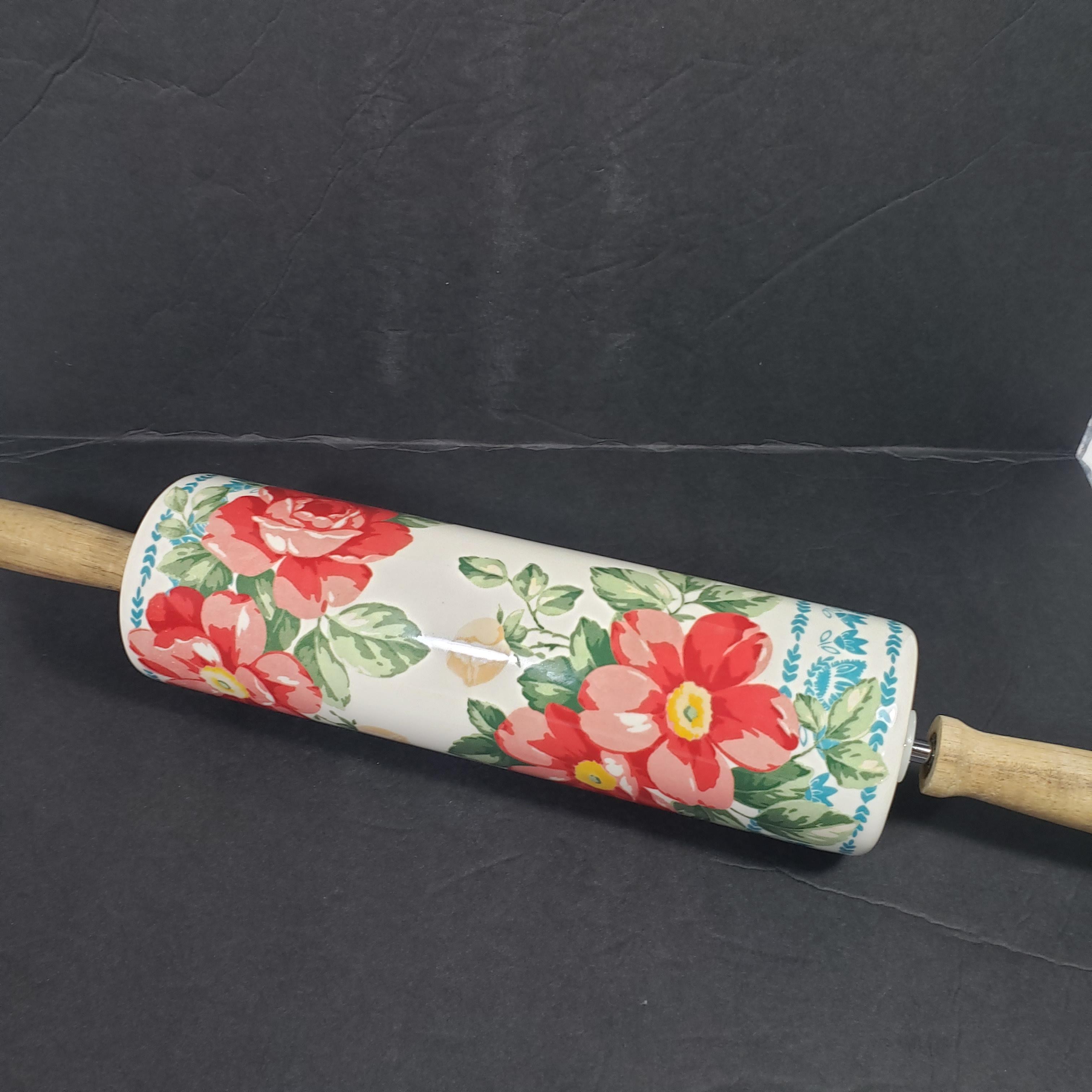 Pioneer Woman Ceramic Rolling Pin 18"