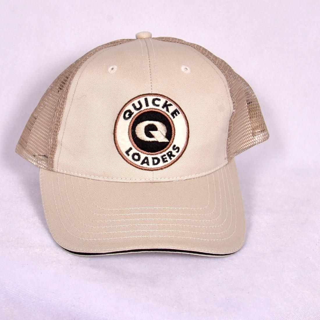 Quick Loaders Logo Beige Baseball Hat Cap