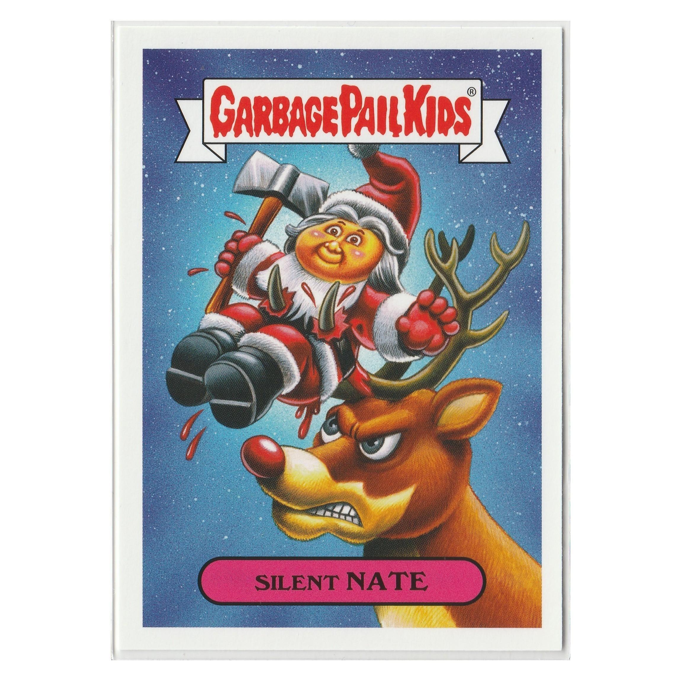 Garbage Pail Kids Silent Nate Slasher Film Sticker #14a of 15 2019 ...
