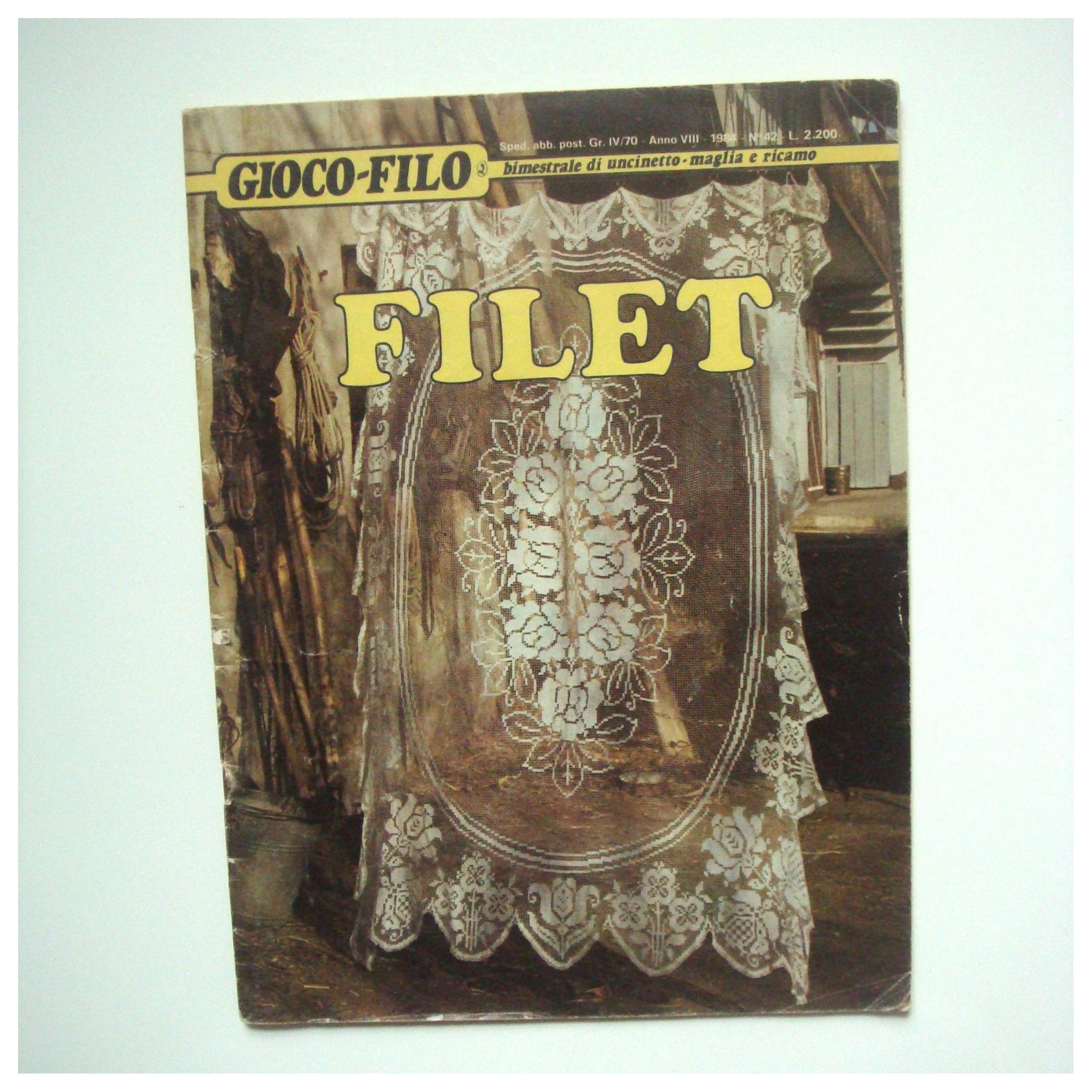 Vintage Gioco-Filo FILET 1984 No. 42