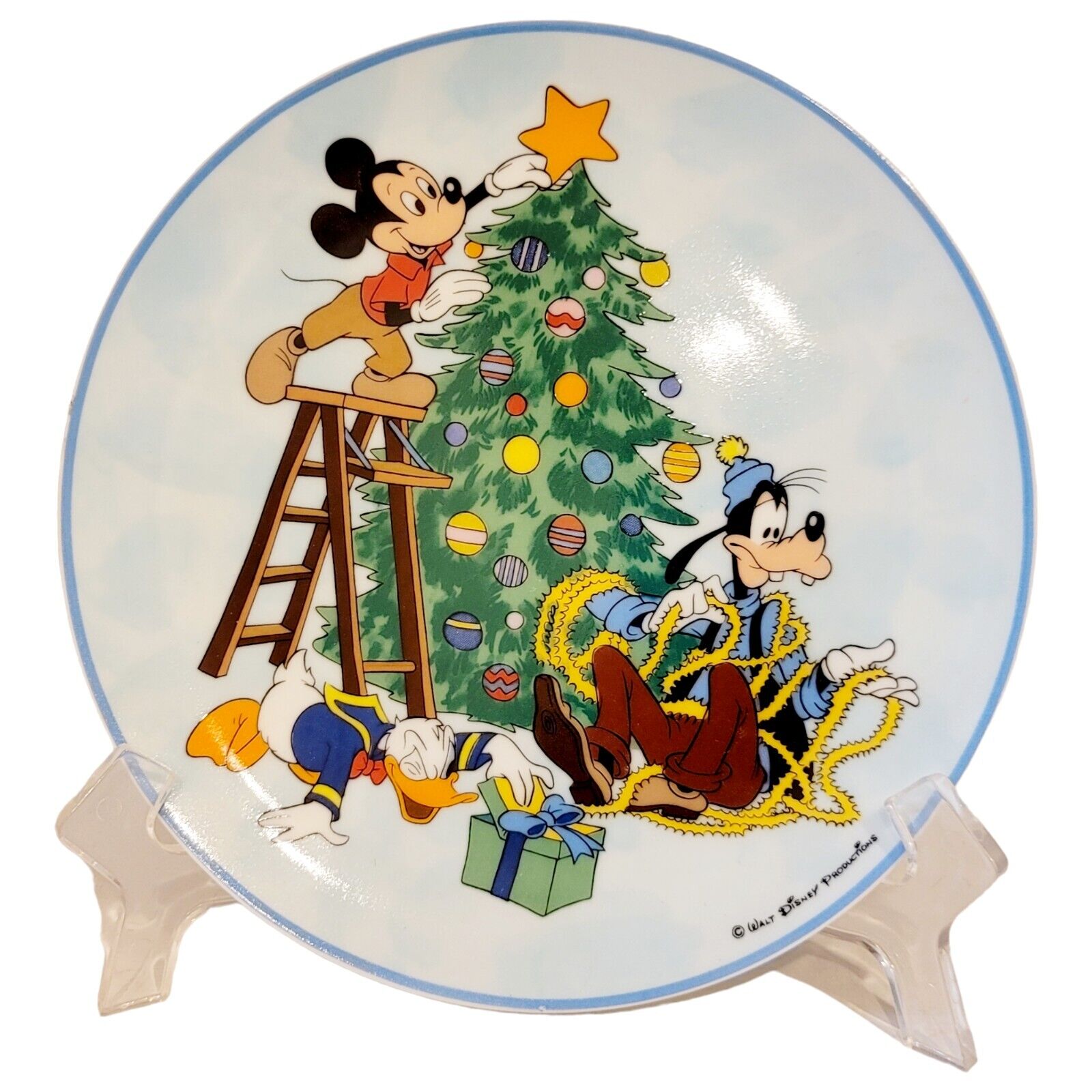 The Walt Disney Collection Collectors Plates Christmas 1983 Sneak ...