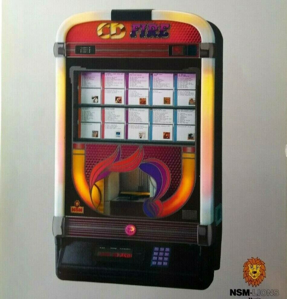 NSM CD Fire Jukebox Flyer Original Phonograph Music Art Print Sheet ...