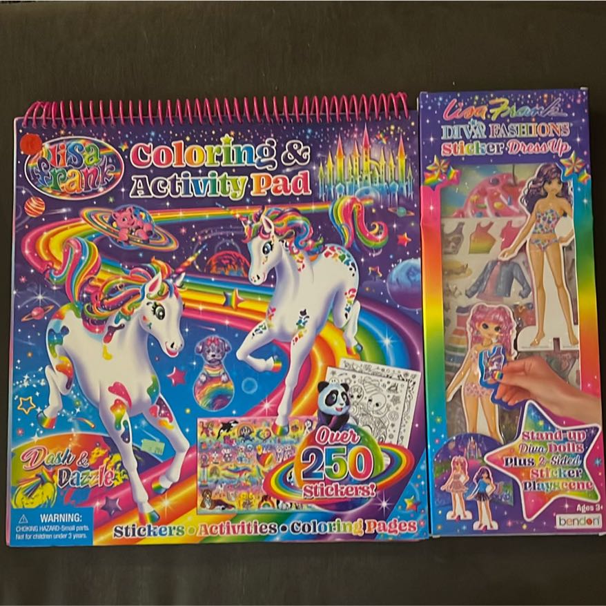 Brand New Unused Lisa Frank Jumbo Art Set