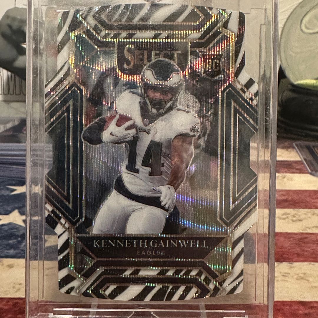 Kenneth Gainwell Zebra Die Cut Rookie