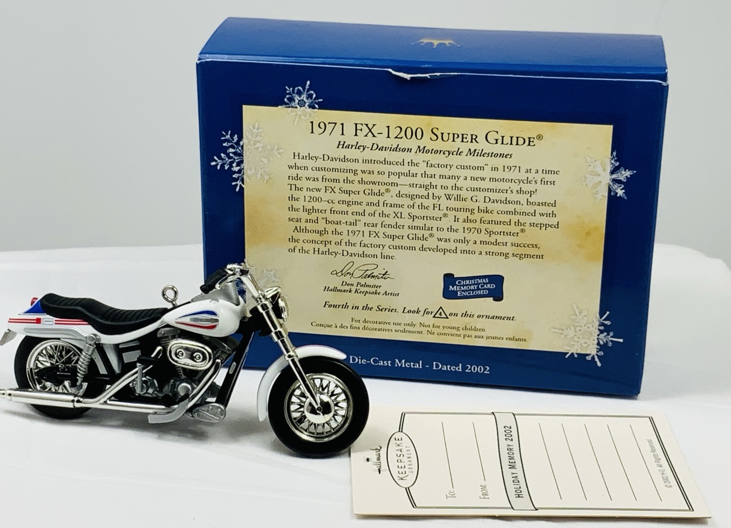 Hallmark Keepsake Collector’s Series 1971 FX-1200 Super Glide Harley ...