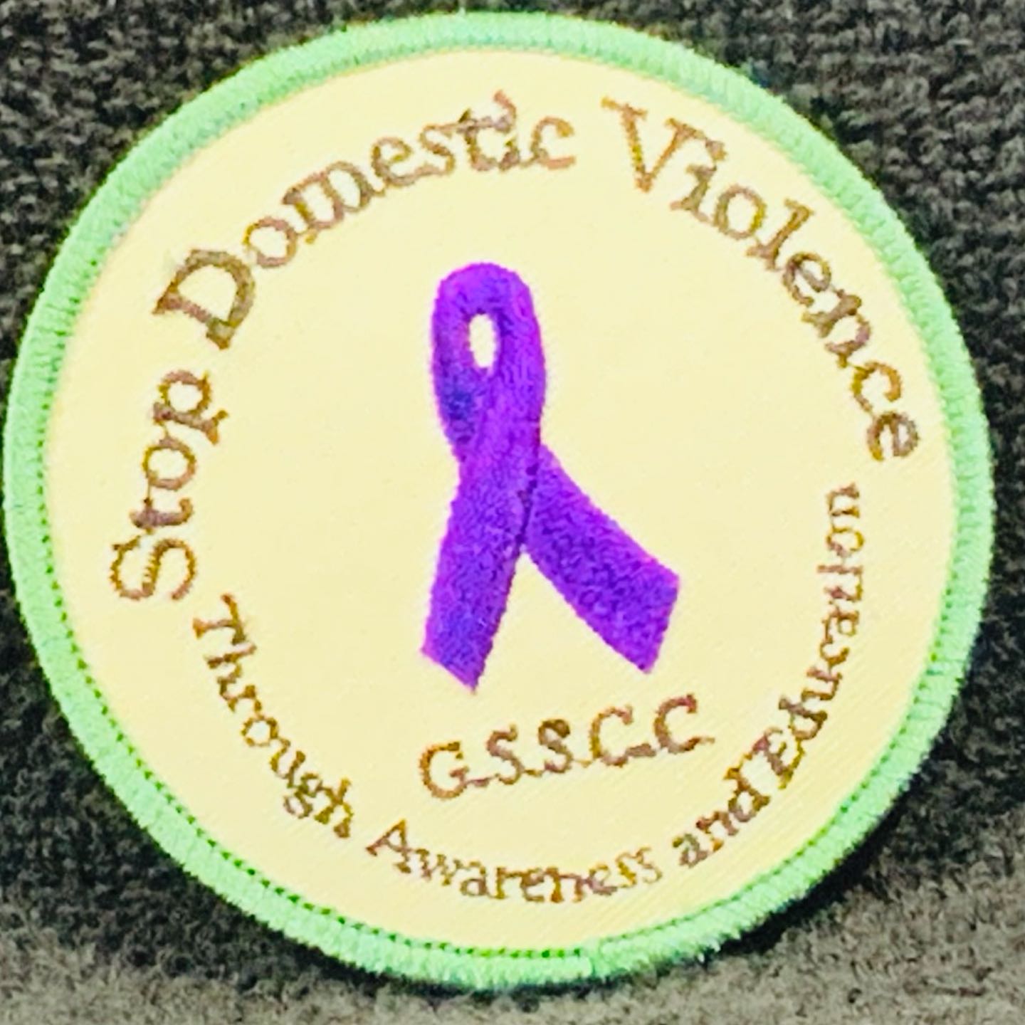 Vintage Scouting Fun Patch: Stop Domestic Violence, Through Awareness ...