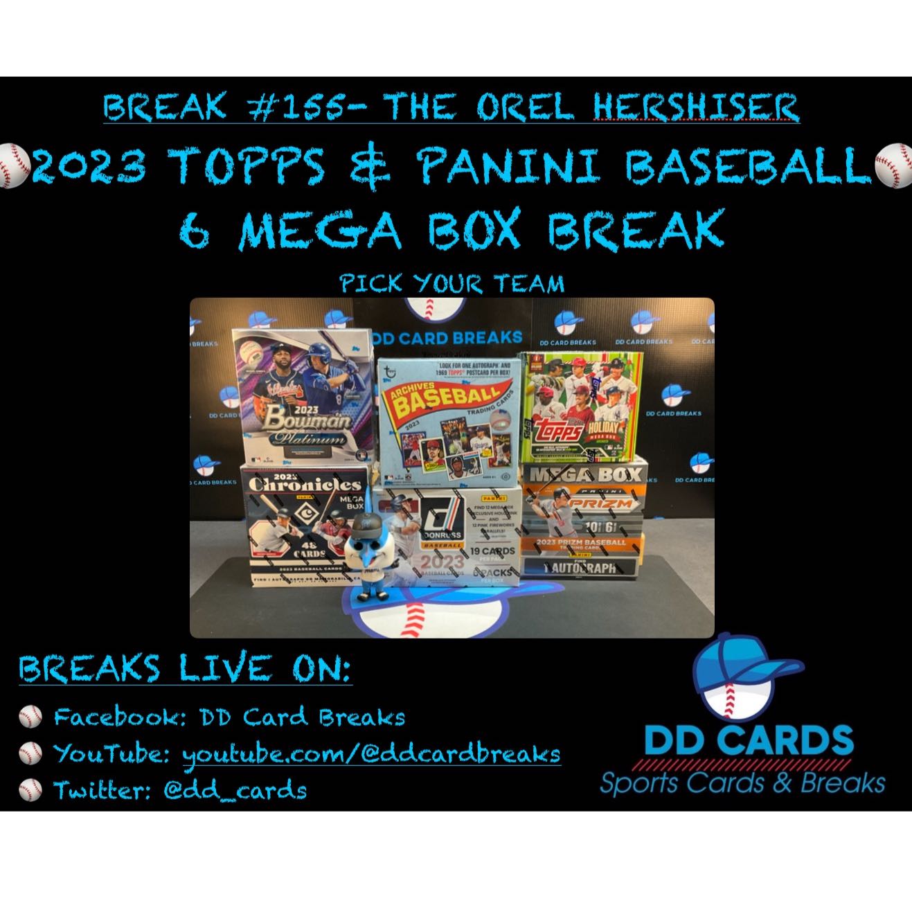 San Francisco Giants - 2023 Topps & Panini (6) Mega Box Mixer Rip #155- PYT