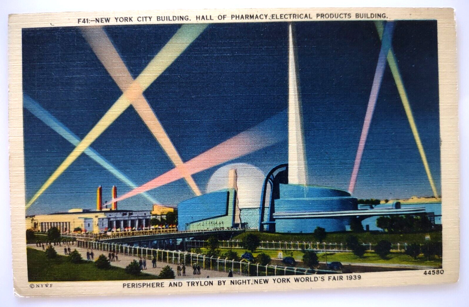 New York Worlds Fair Postcard Hall Of Pharmacy Perisphere Trylon By ...