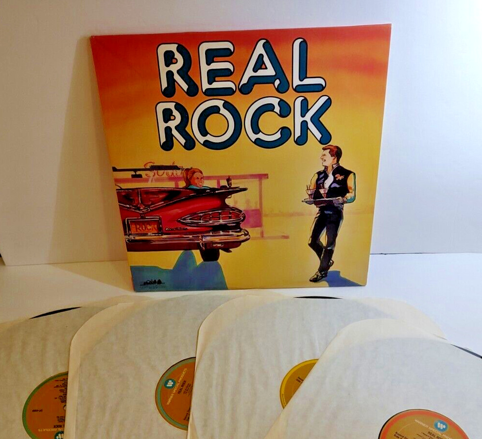 Real Rock 4 LP Set Vinyl LP Record Album Doo Wop Rockabilly Rock & Roll ...