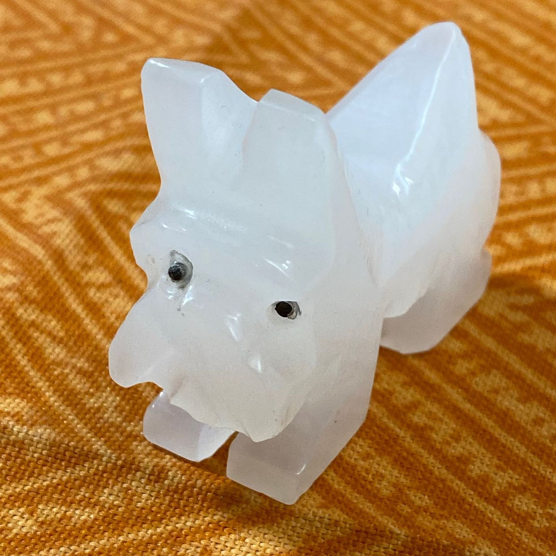 Alabaster DOG Figurine