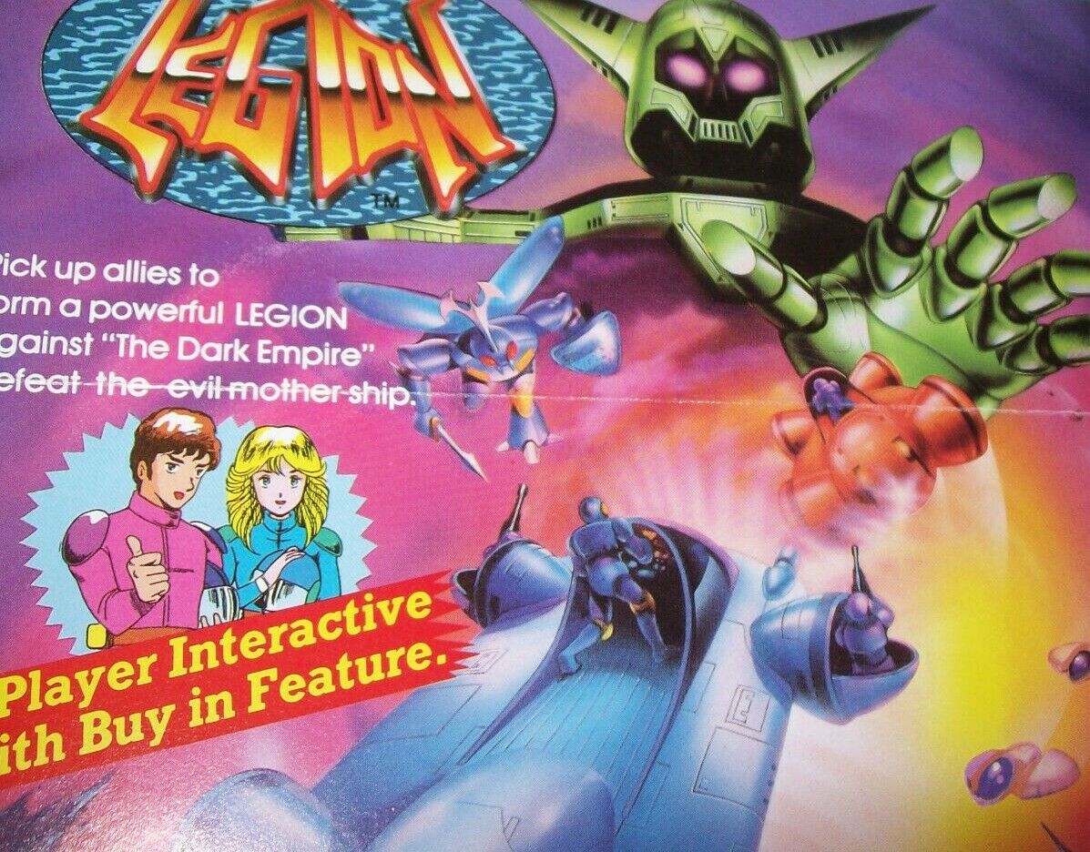 Nichibutsu Legion Arcade FLYER Original Video Game Vintage Promo Art ...