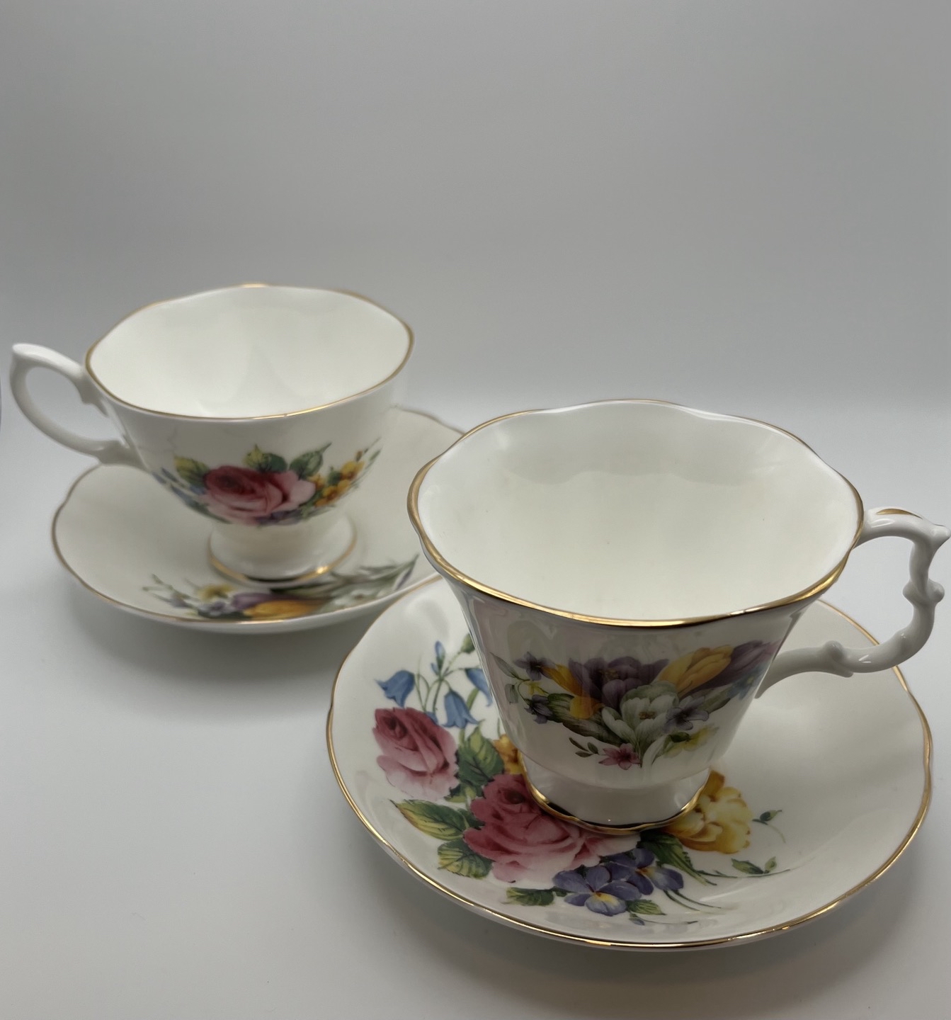 Royale Garden Cups And Saucers