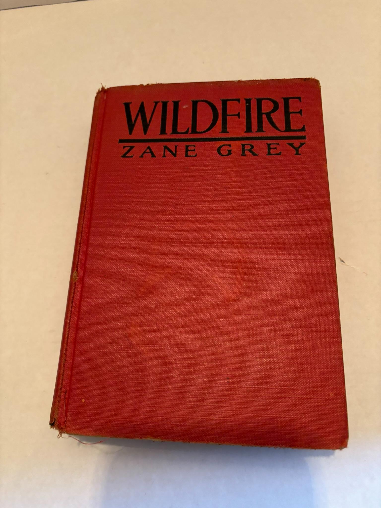 Antique 1916 Book "Wildfire" by Zane Grey