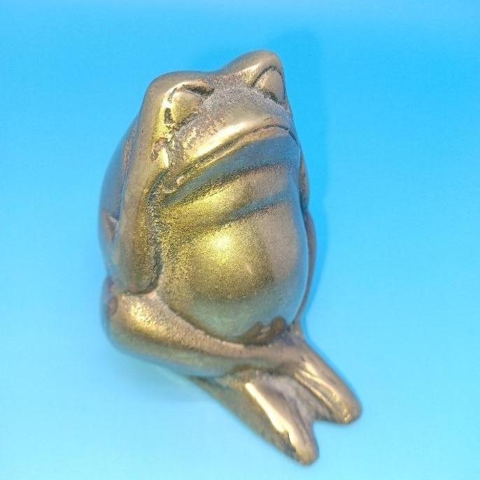 Vintage Brass frog 1950s