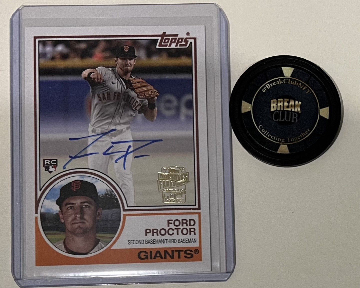 Ford Proctor RC Auto San Francisco Giants