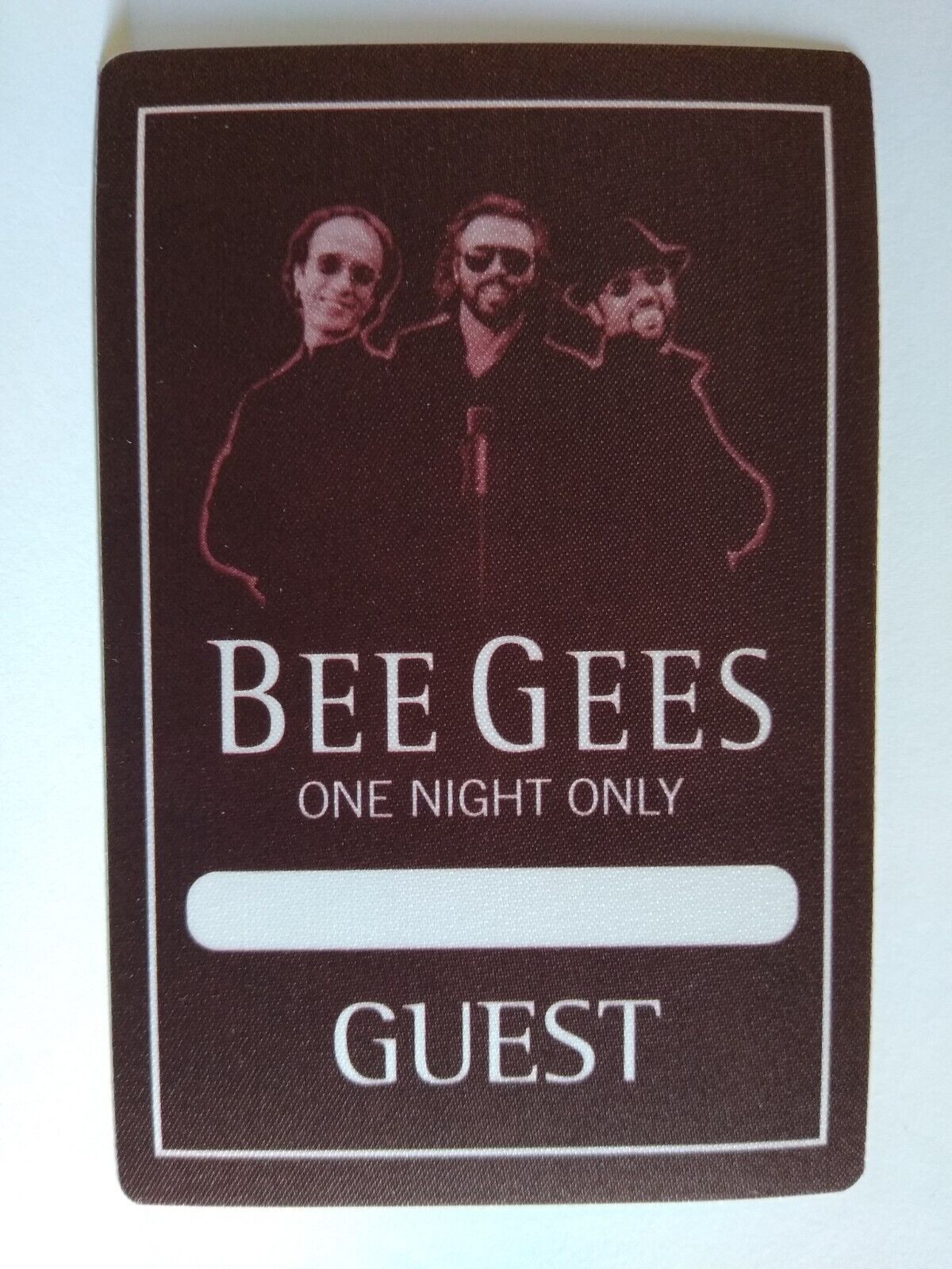 Bee Gees Backstage Pass Vintage 1997 Tour One Night Only Pop Rock Disco ...