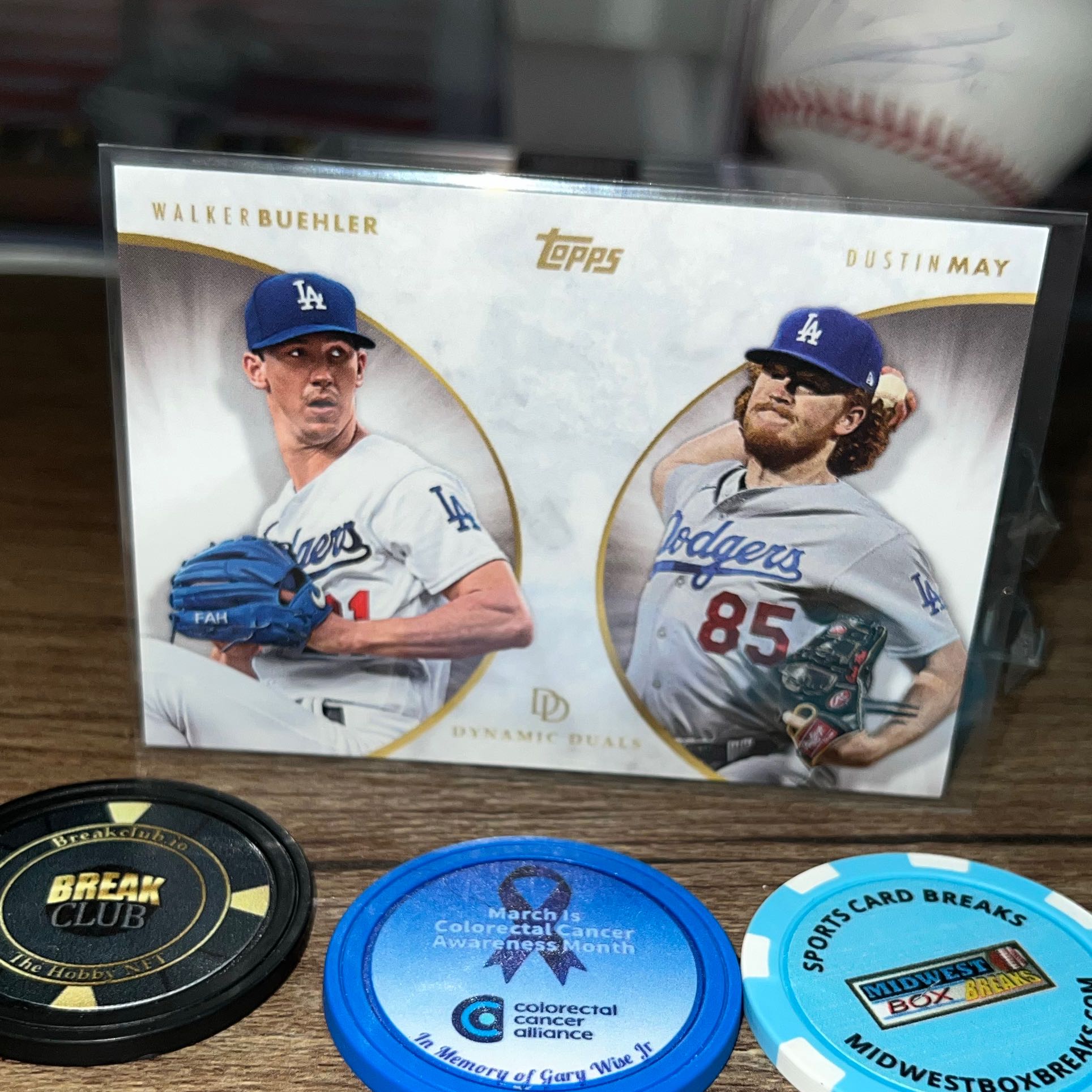 Walker Buehler & Dustin May 2022 Dynamic Duals Los Angeles Dodgers