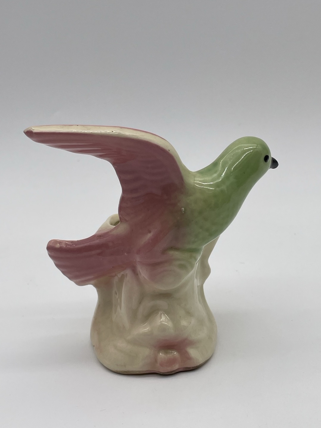 Vintage Ceramic Flying Bird Planter