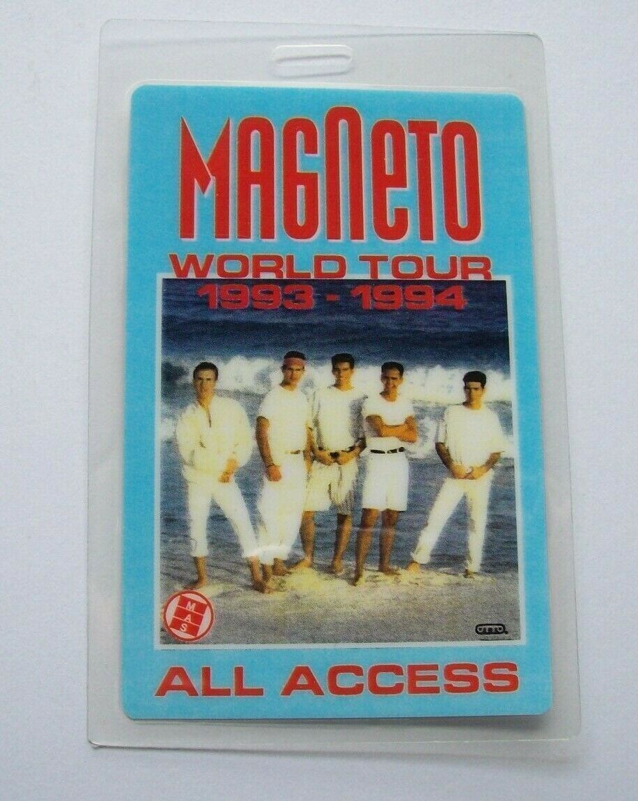 Magneto Backstage Pass Original All Access 1993-1994 World Tour Concert ...