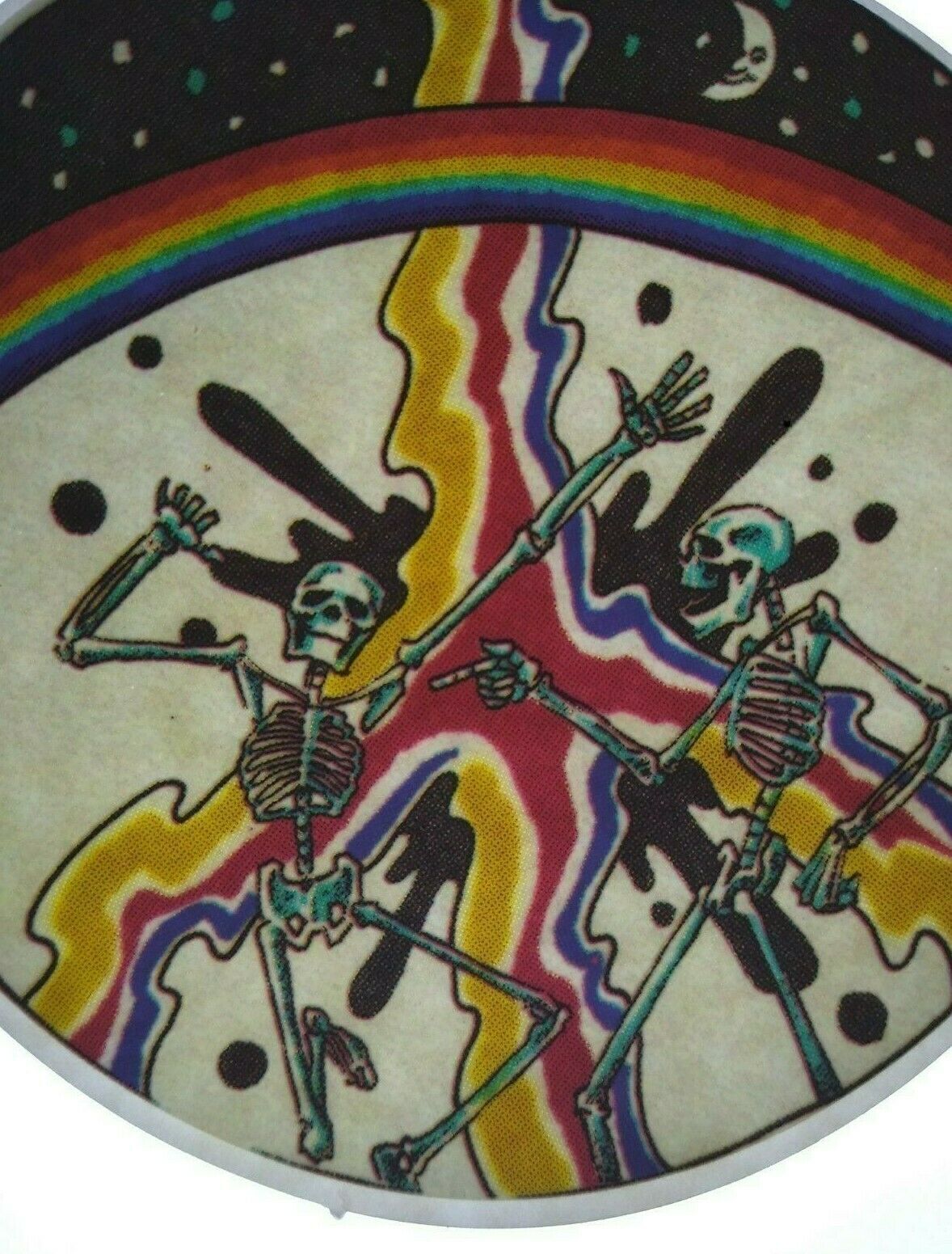 Grateful Dead Sticker Original 1980s Car Window Sticker Skeletons ...
