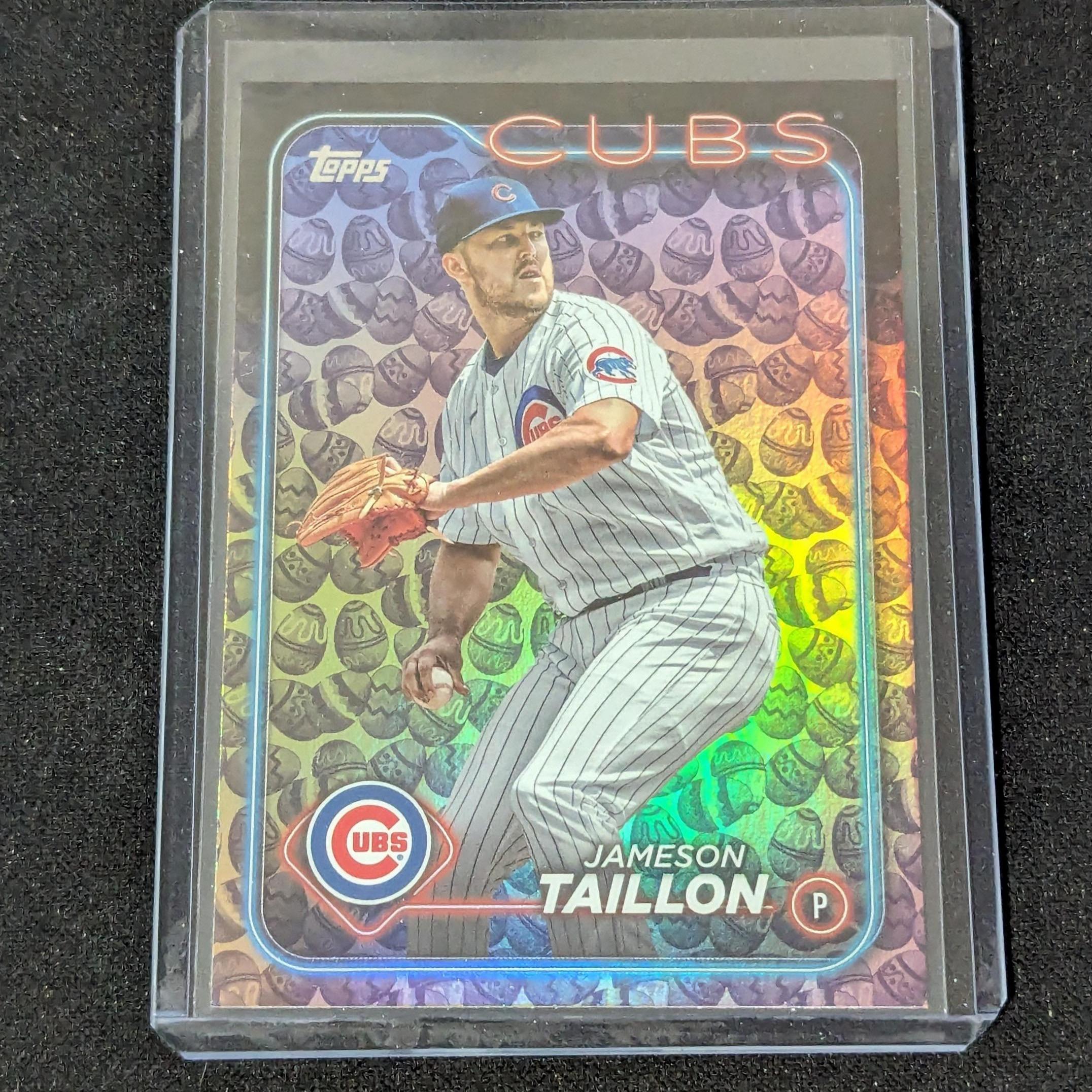 2024 Topps Series 1 Easter Holiday Eggs SP James Taillon - Chicago Cubs