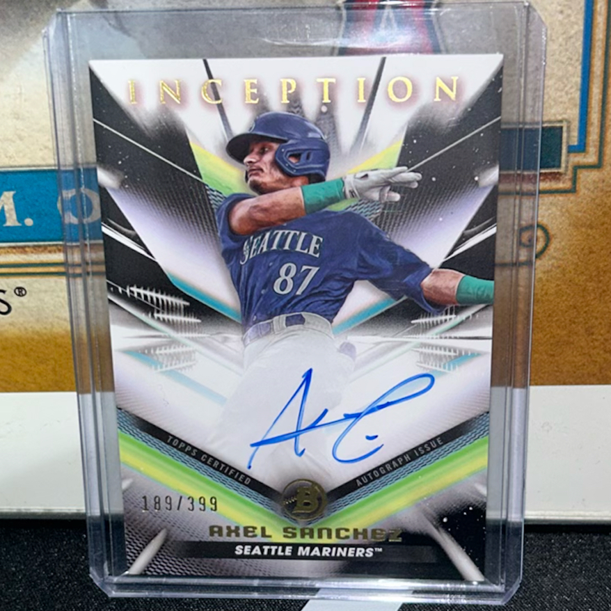 2023 Bowman Inception Auto Axel Sanchez /399