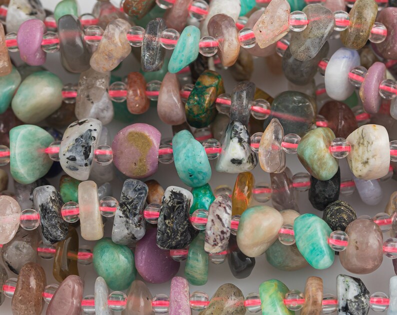 Multi Gemstone Freeform Roundel, High Quality in Freeform Roundel, 8mm ...