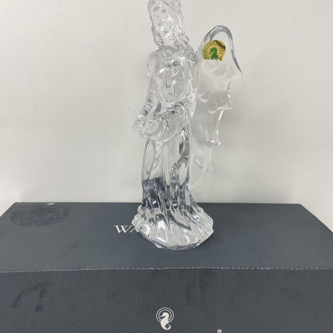 Waterford Crystal Spirituality Angel Of Hope Figure / Sculpture W/box