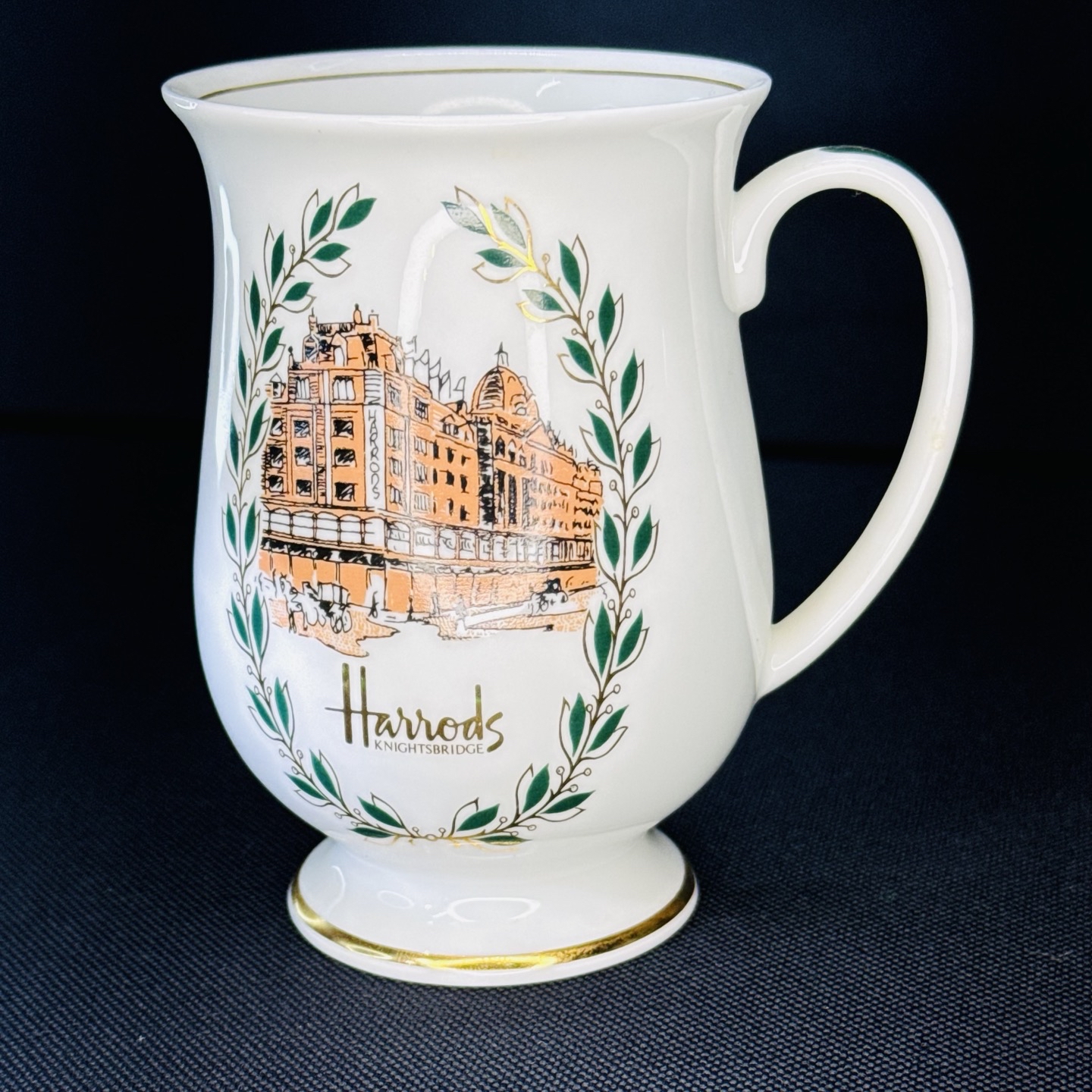 Harrods Knightsbridge Porcelain Bone China Cup Mug