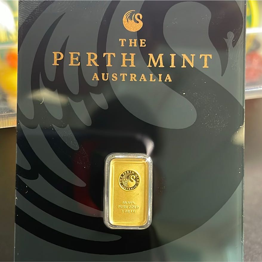 1 Gram Perth Mint Gold Bar (w/ Assay)