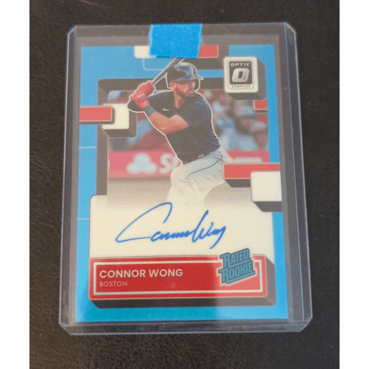 2022 Panini Donruss Optic Auto Blue Rated Rookie /35 Connor Wong ...