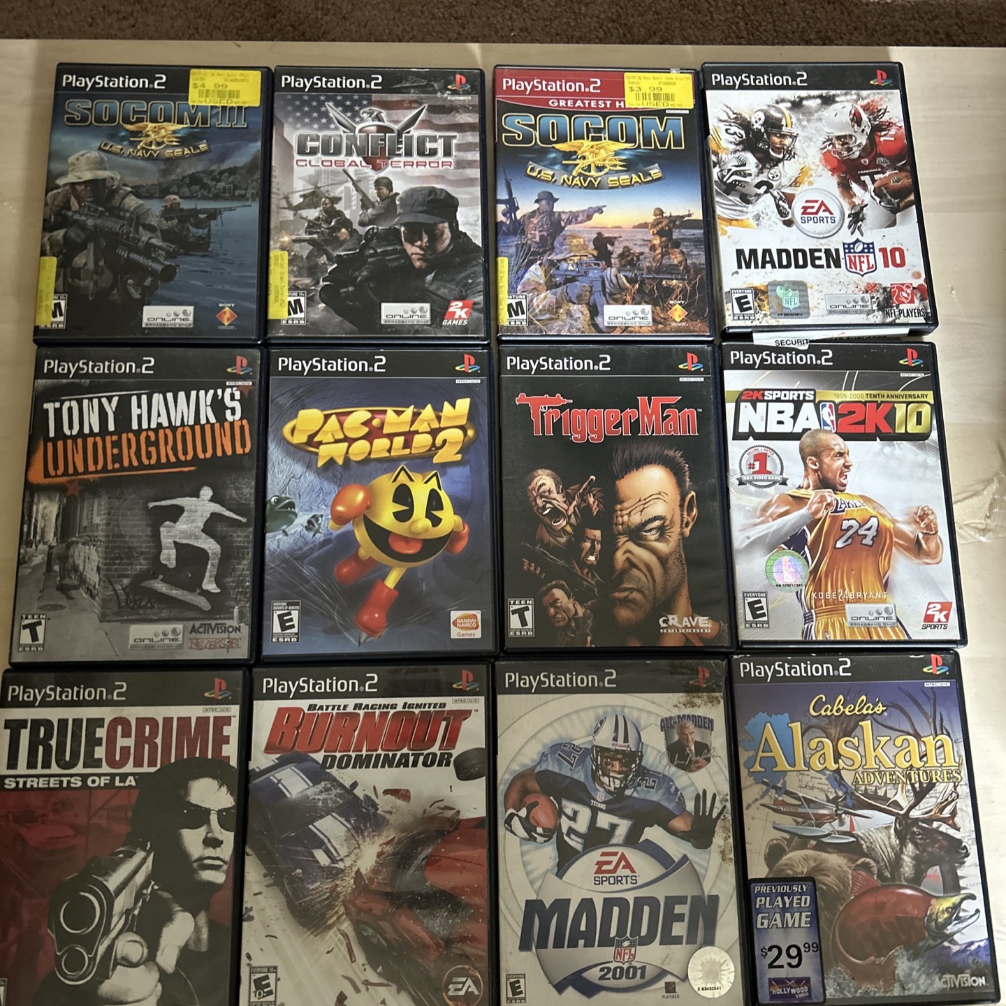 Ps2 Game Bundle 12 Games