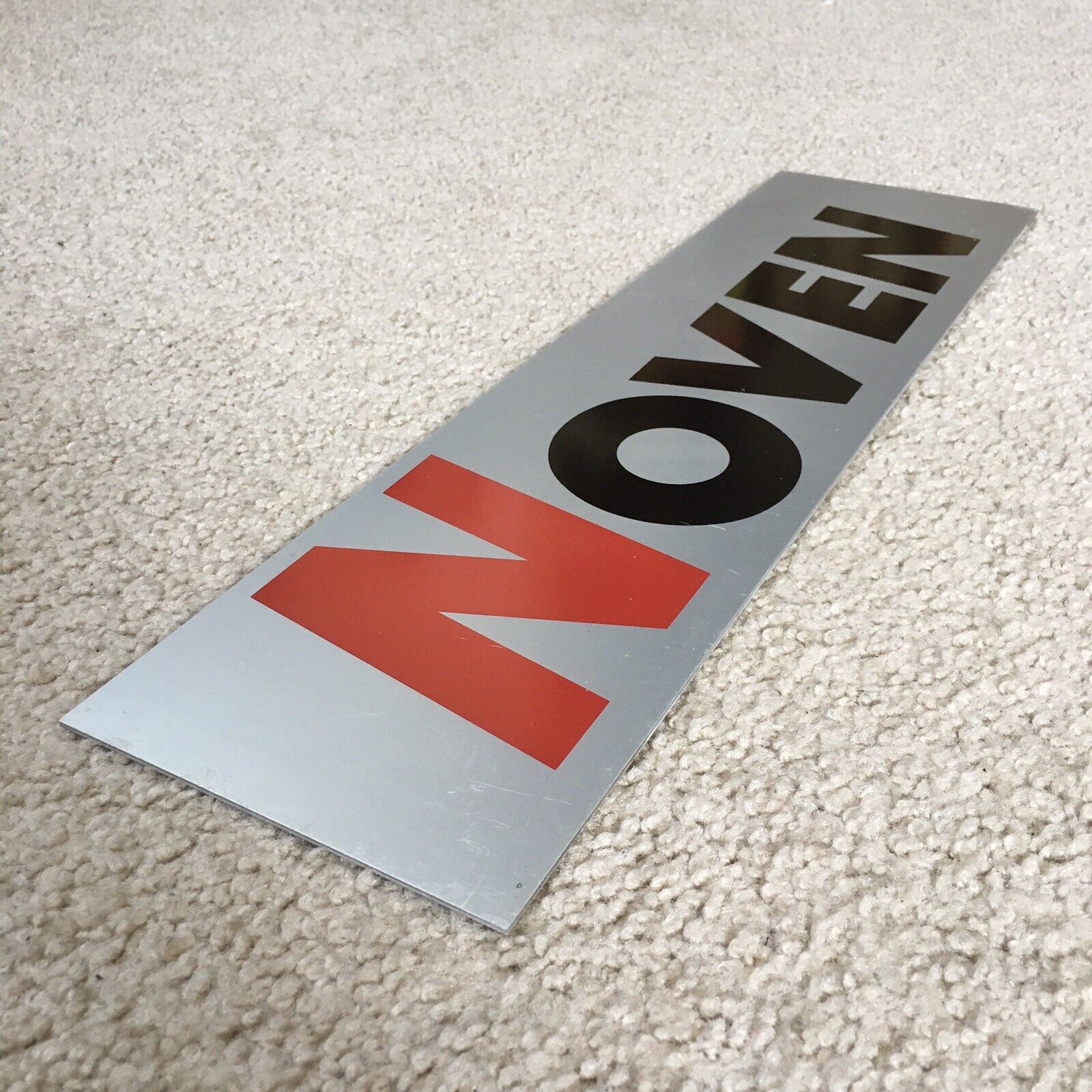 Vintage NOVEN PHARMACEUTICALS Aluminum Sign 18” - New York City