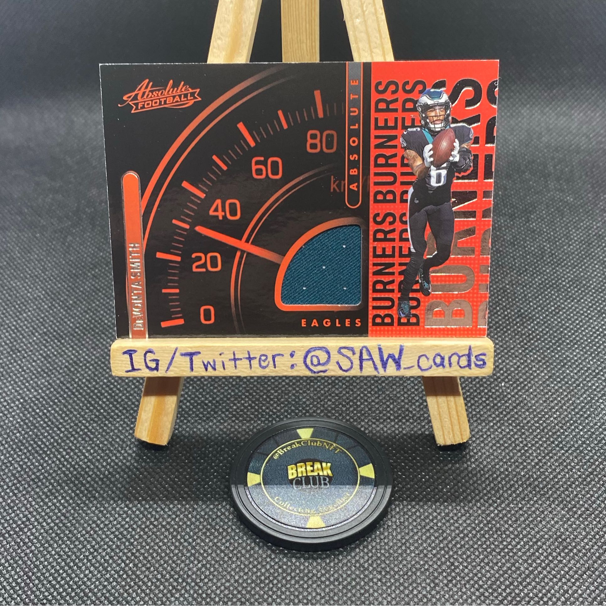 2022 Absolute Burners DeVonta Smith Philadelphia Eagles