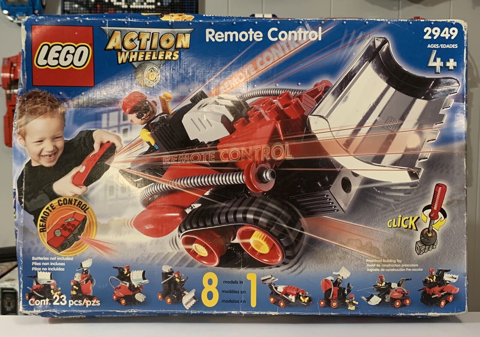 LEGO 2949 Duplo Action Wheelers, Remote Control, 8 In 1, Brand New, Box ...