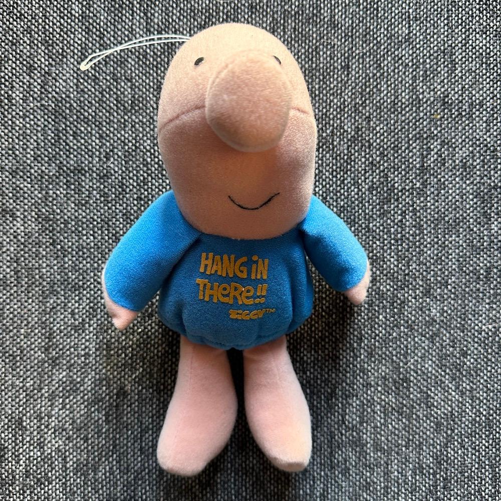 Vintage Ziggy Hang In There Plush Doll 1981 Knickerbocker Tom Wilson ...