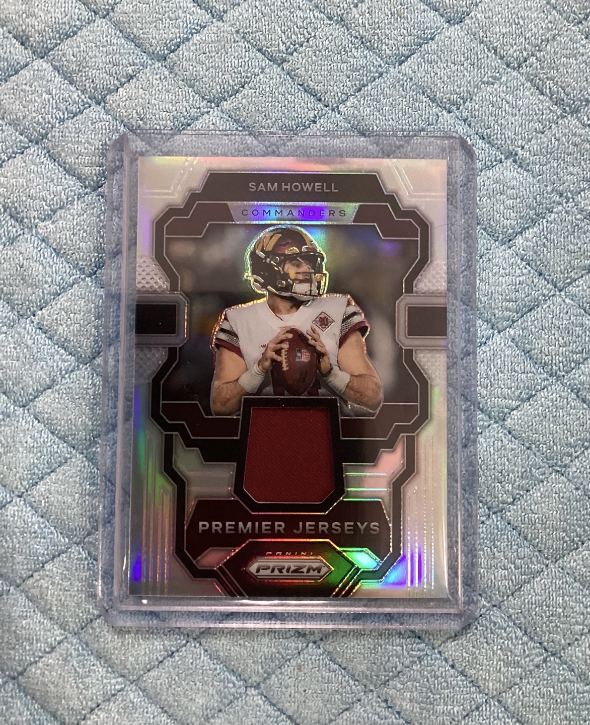 SAM HOWELL 2023 Prizm Premier Jerseys True Silver Prizm WASHINGTON ...