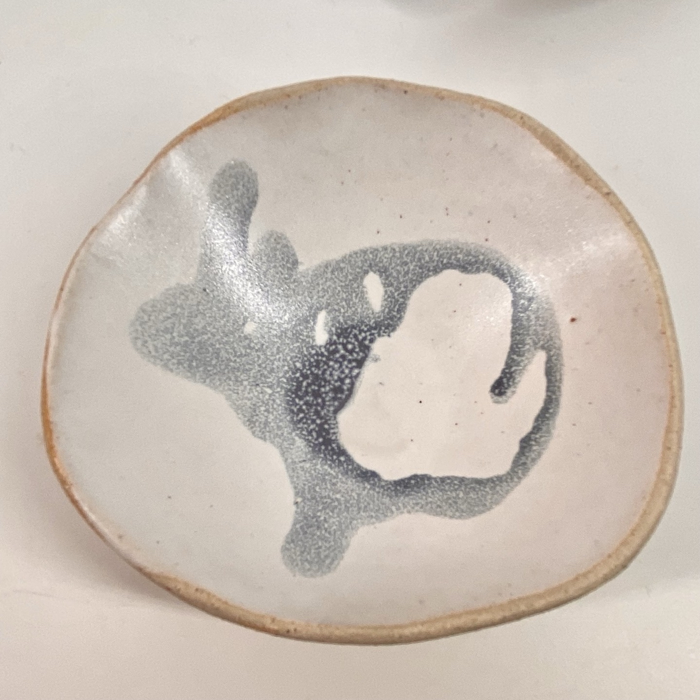 Studio Pottery KELLY BURNETT Jewelry TRINKET BOWL Stoneware GEMINI ...
